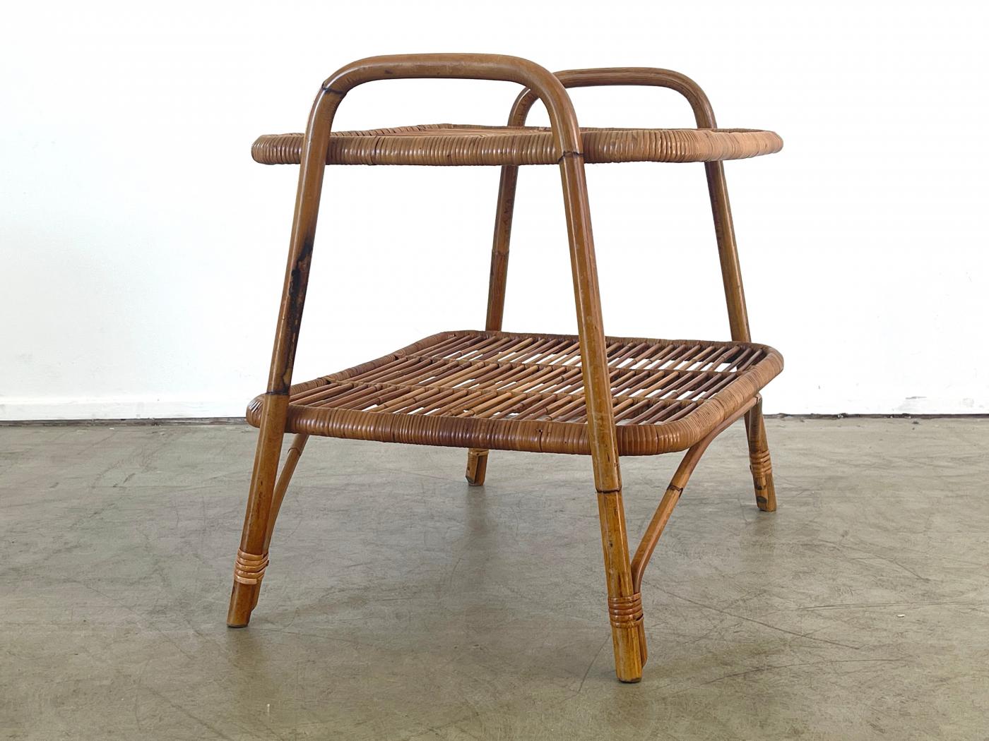 Bonacina - ITALIAN BAMBOO 2-TIER TABLE