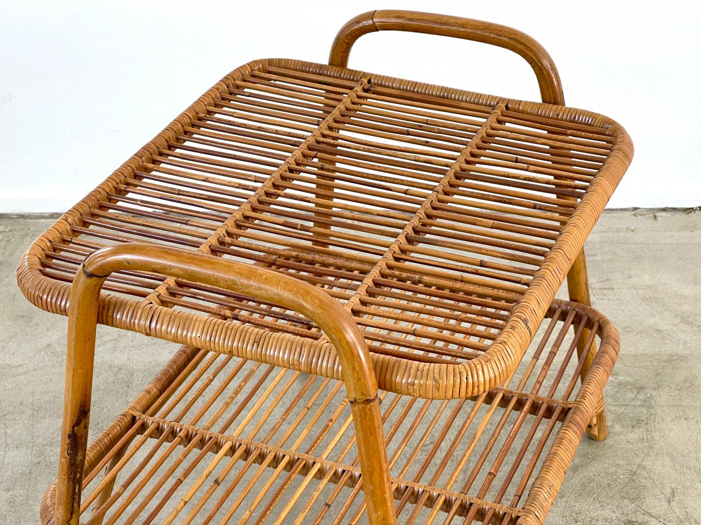 Bonacina - ITALIAN BAMBOO 2-TIER TABLE