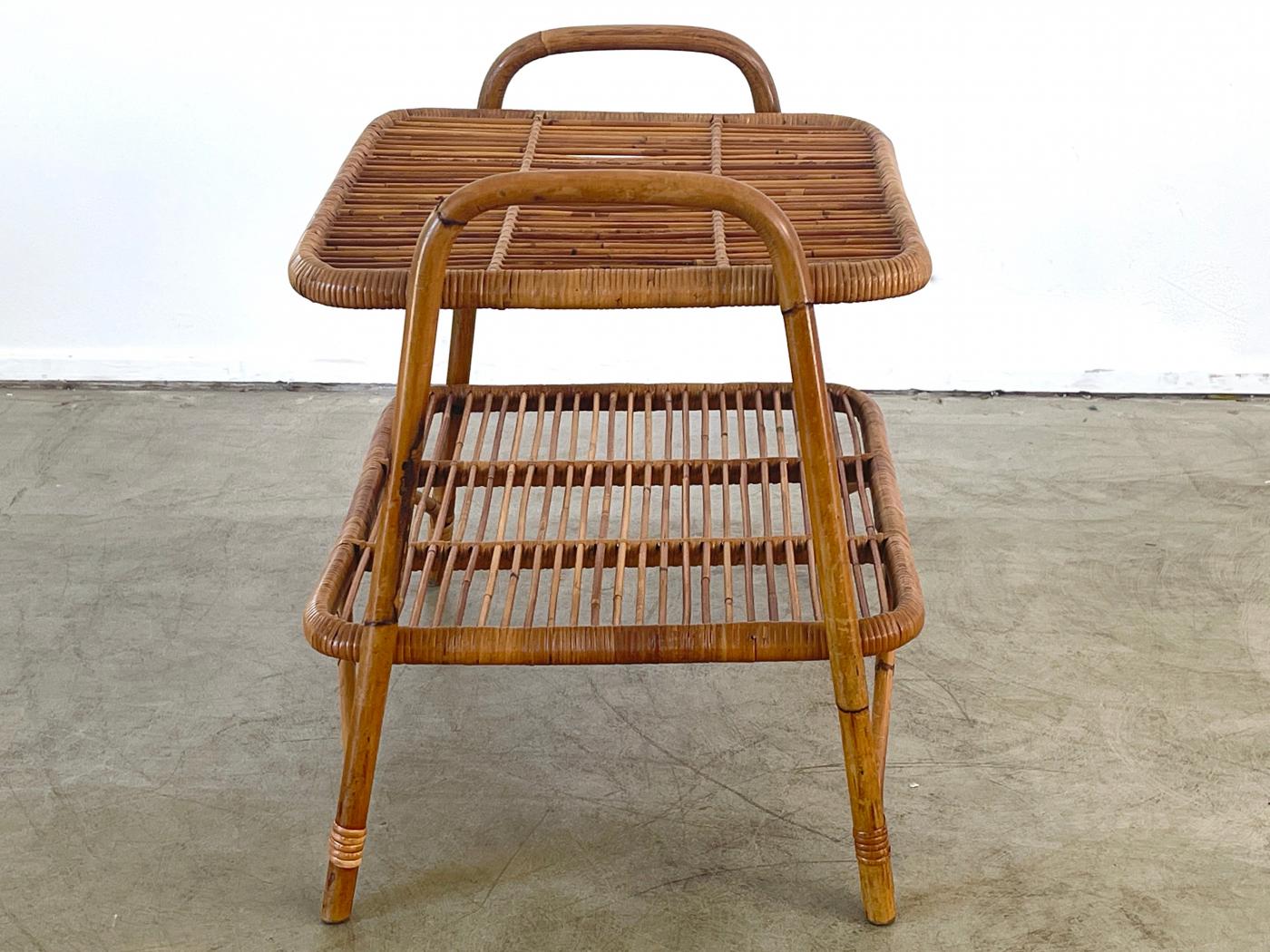 Bonacina - ITALIAN BAMBOO 2-TIER TABLE