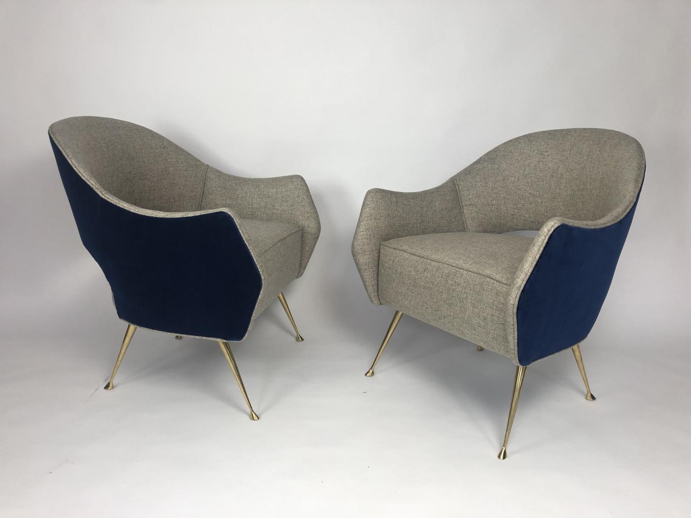 Bourgeois Boheme Atelier - Pair of Briance Chairs, Bi color, by ...