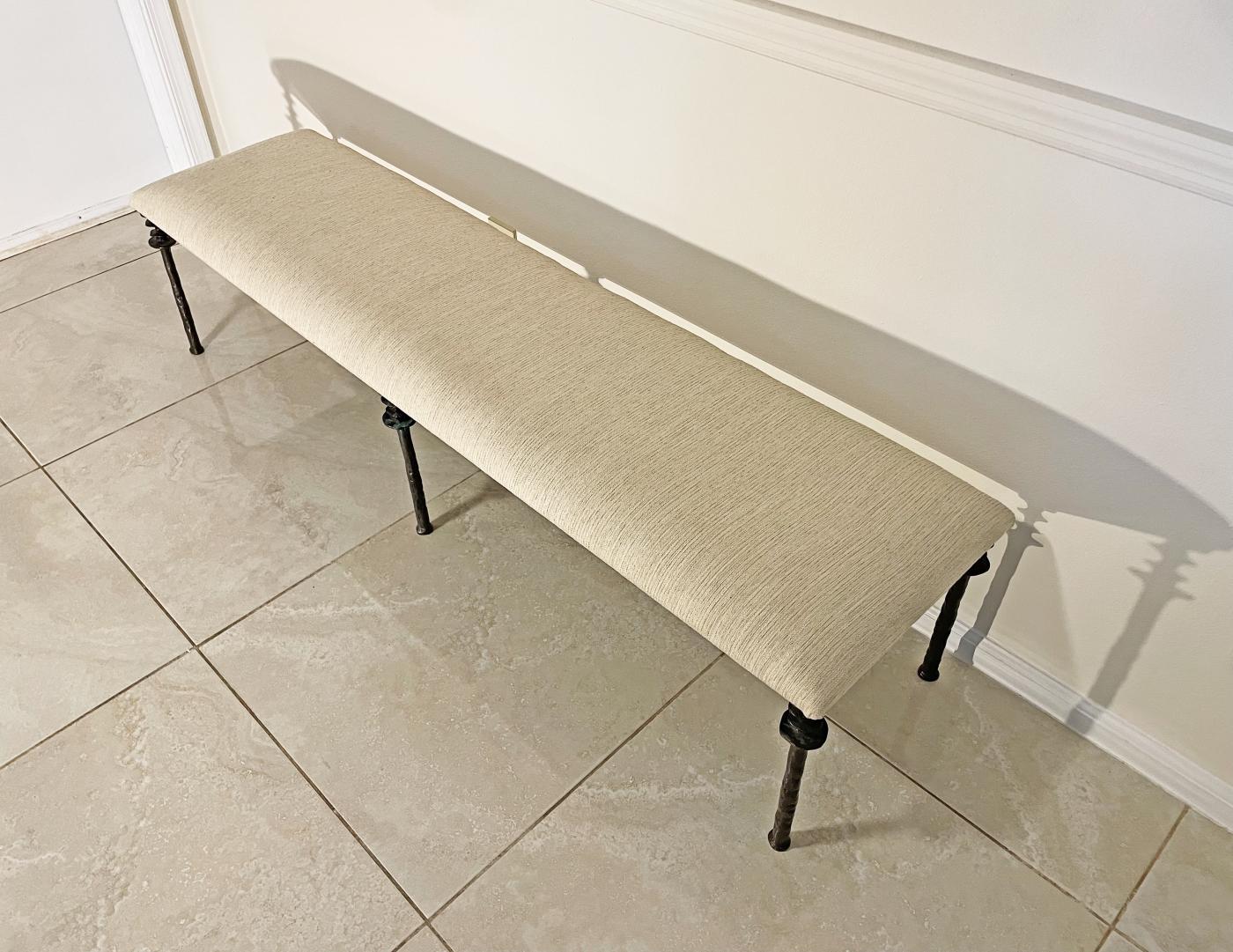 Bourgeois Boheme Atelier - "Sorgue" Bench in Bronze by Bourgeois Bohème ...