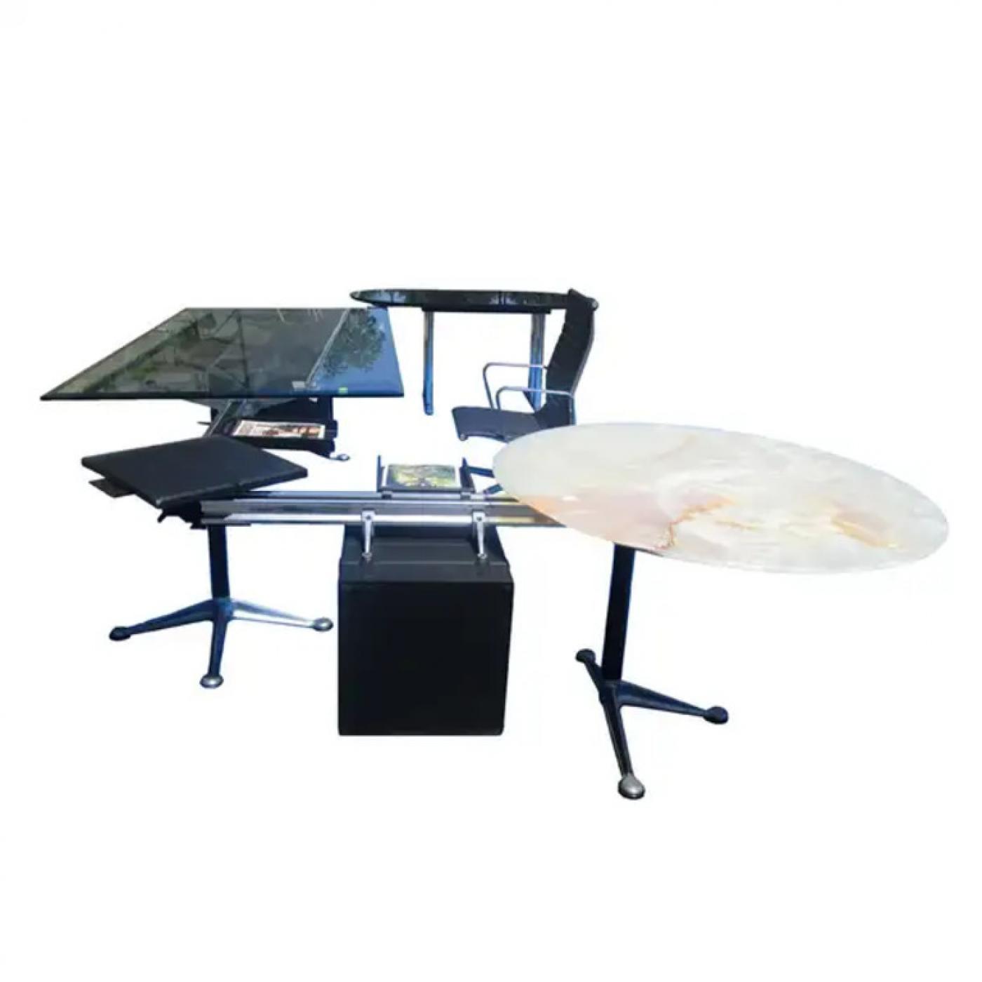 Bruce Burdick - U-Shape Burdick Desk for Herman Miller with Floating Table