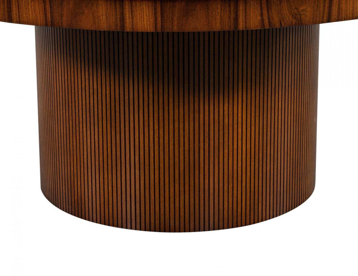 Carrocel Interiors - Custom Modern Round Dining Table in Sunburst Pattern Carrocel Interiors - Custom Modern Round Dining Table in Sunburst Pattern