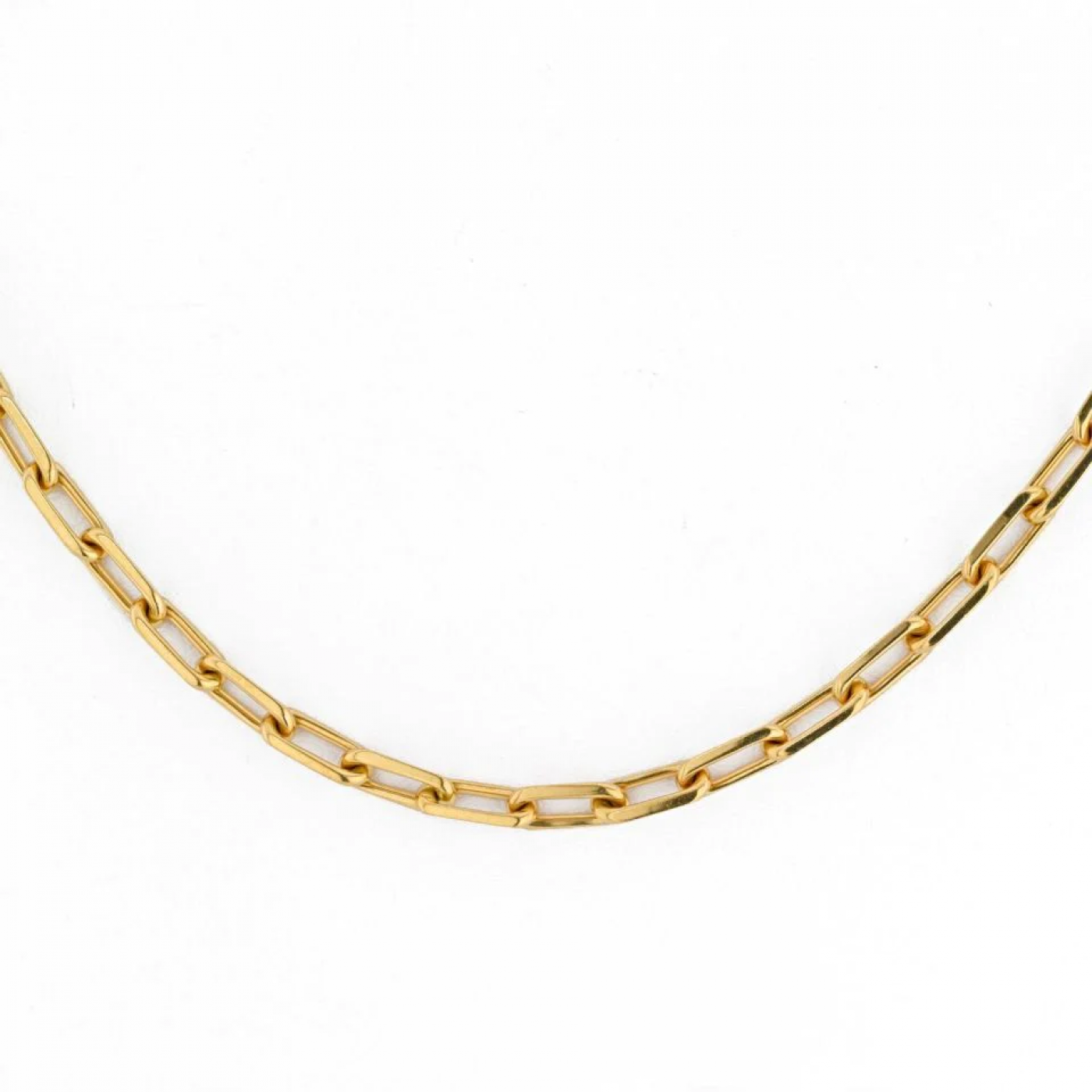 Cartier - CARTIER 18K YELLOW GOLD SANTOS LINK WITH CARTIER CERTIFICATE ...