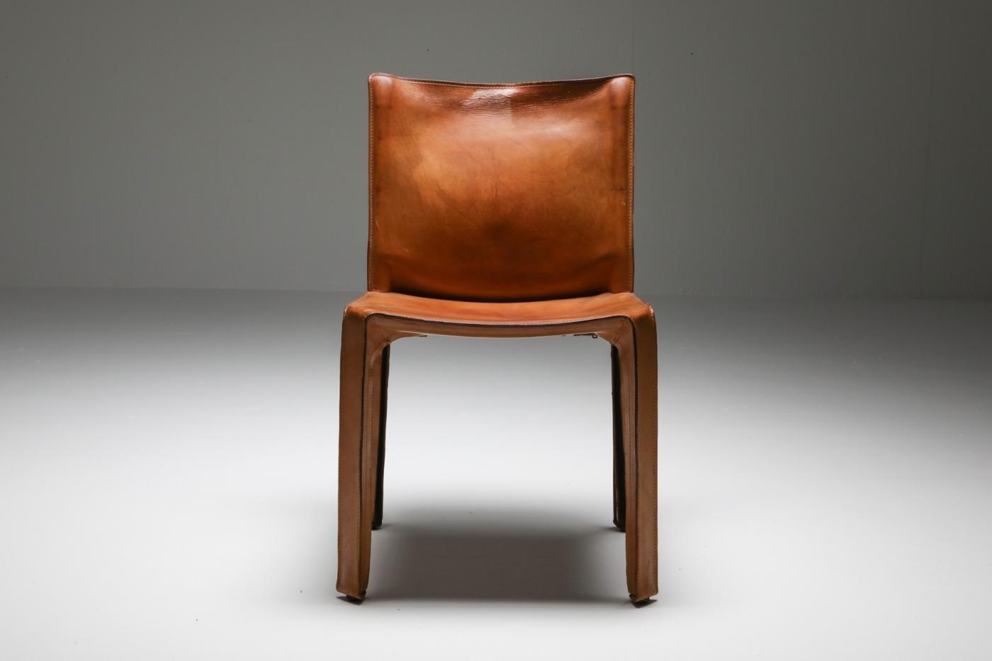 Cassina - Cassina Cognac CAB Chairs - 1970's