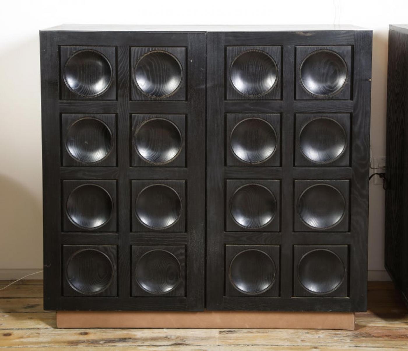 De Coene Frères - Brutalist mid century De Coene cabinets