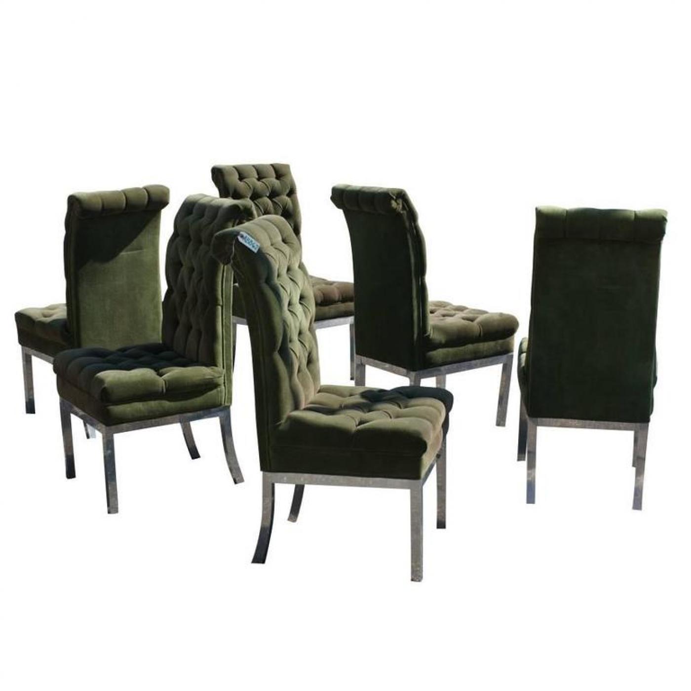 Design Institute America / DIA - Six Vintage Dia Style Dining Highback ...