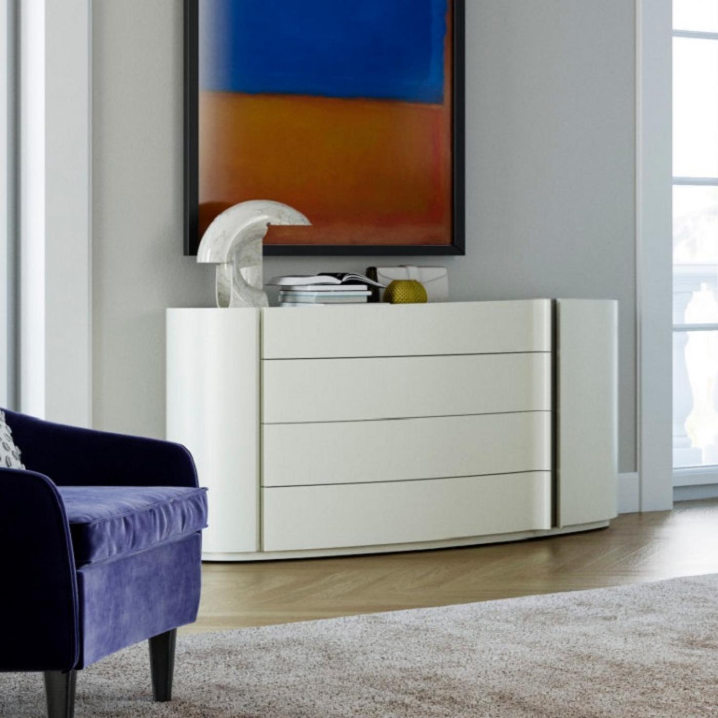 Domus Design - Jacqueline Chest of Drawers & Bedside Table