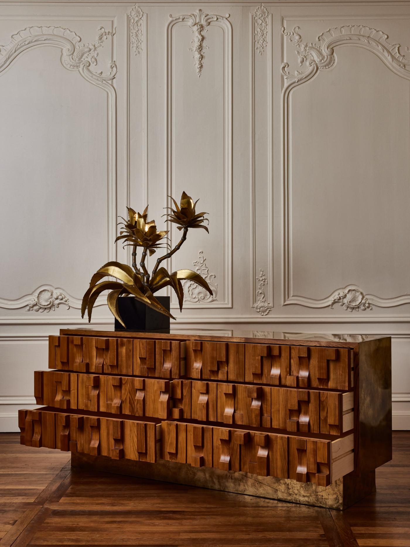 GALERIE GLUSTIN PARIS - Wooden sideboard by Studio Glustin