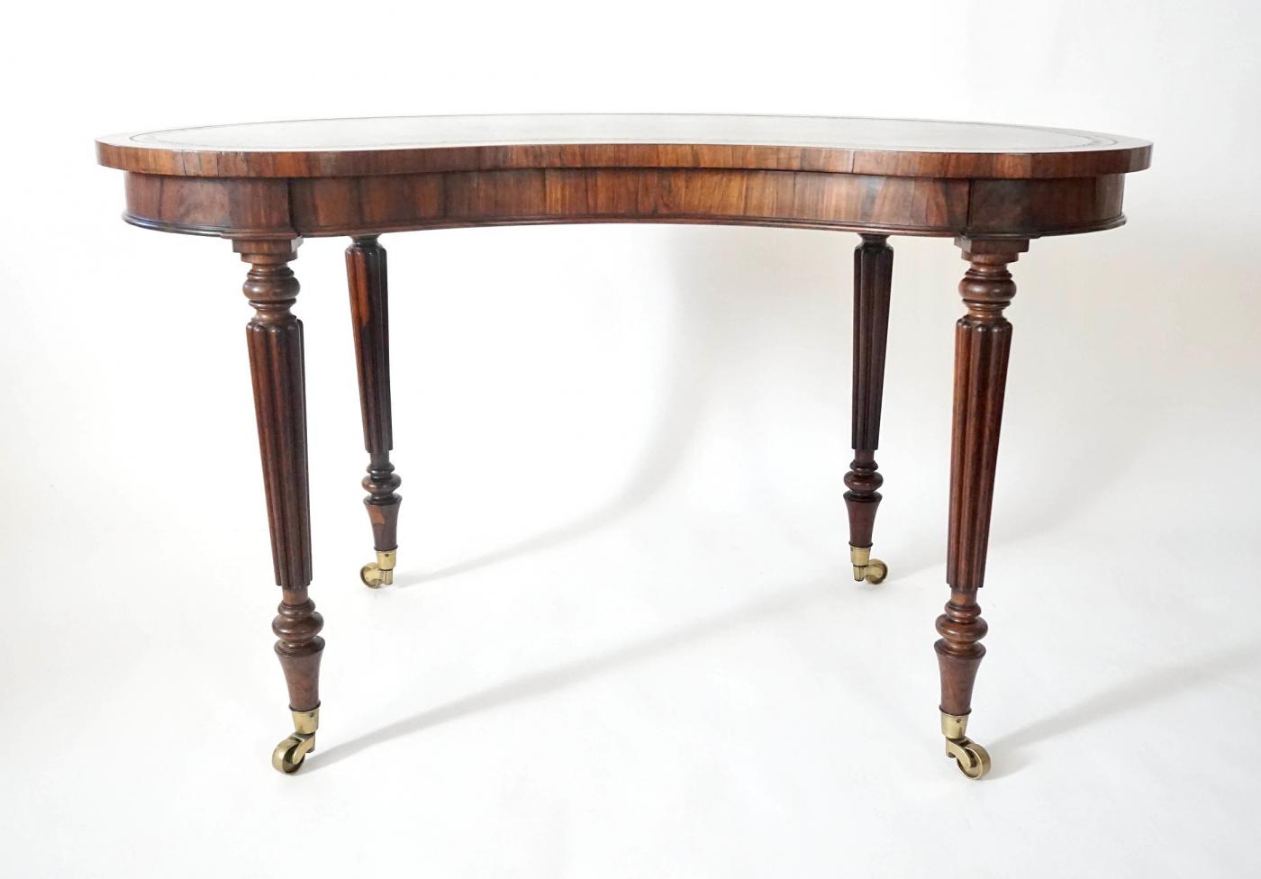 Gillows of Lancaster & London - English Regency Rosewood Writing Table ...