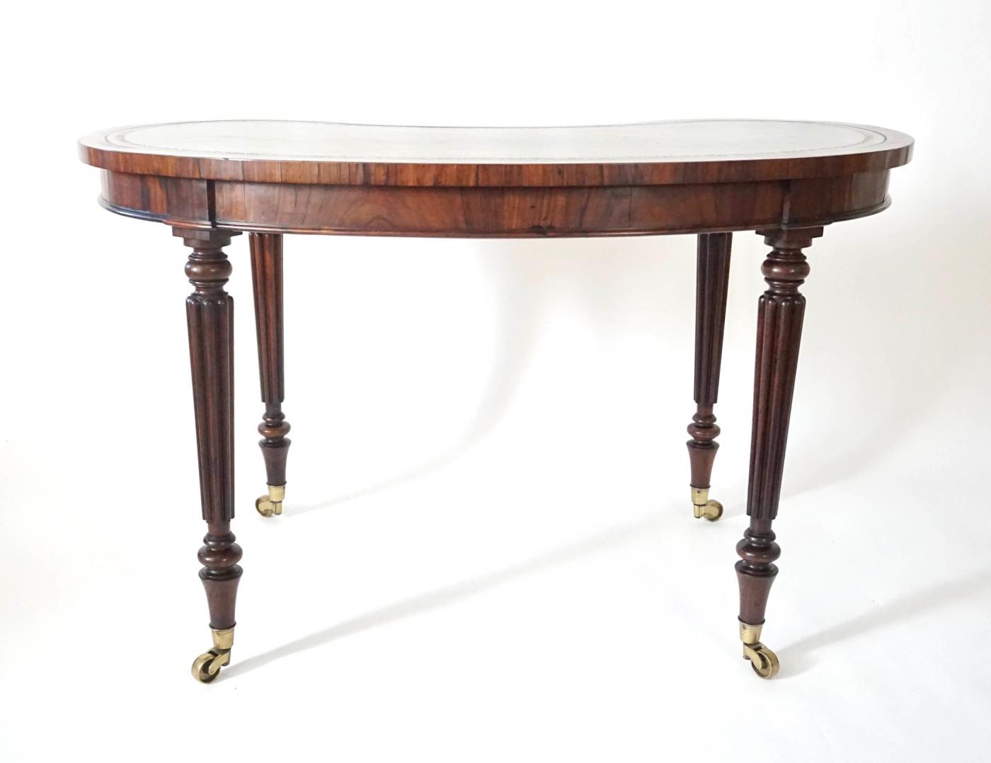 Gillows of Lancaster & London - English Regency Rosewood Writing Table ...