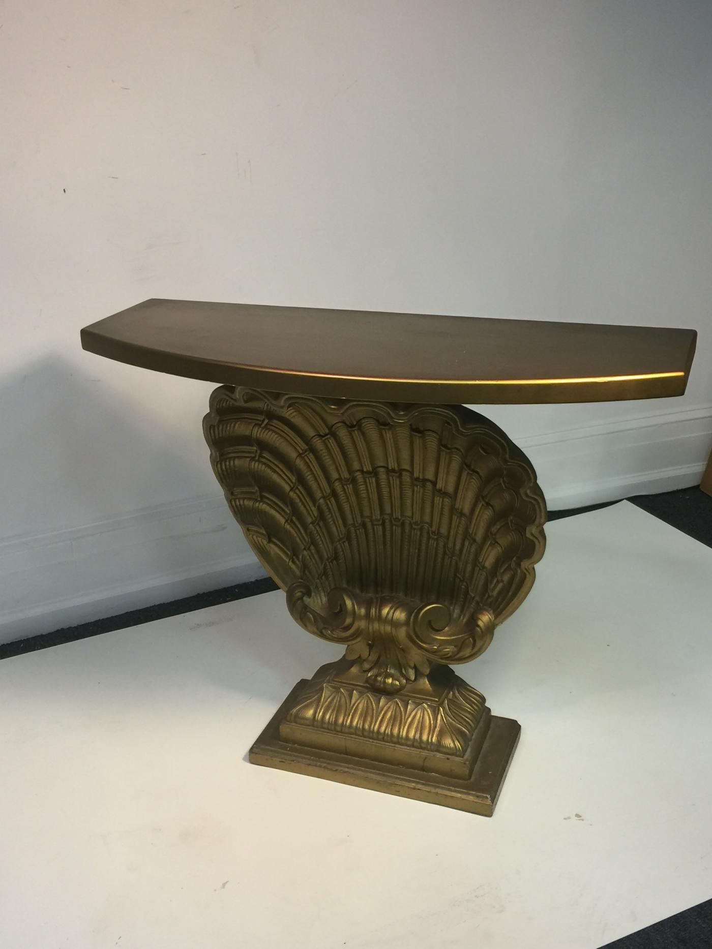 Grosfeld House - Glamorous Grosfeld House Shell Design Console Table