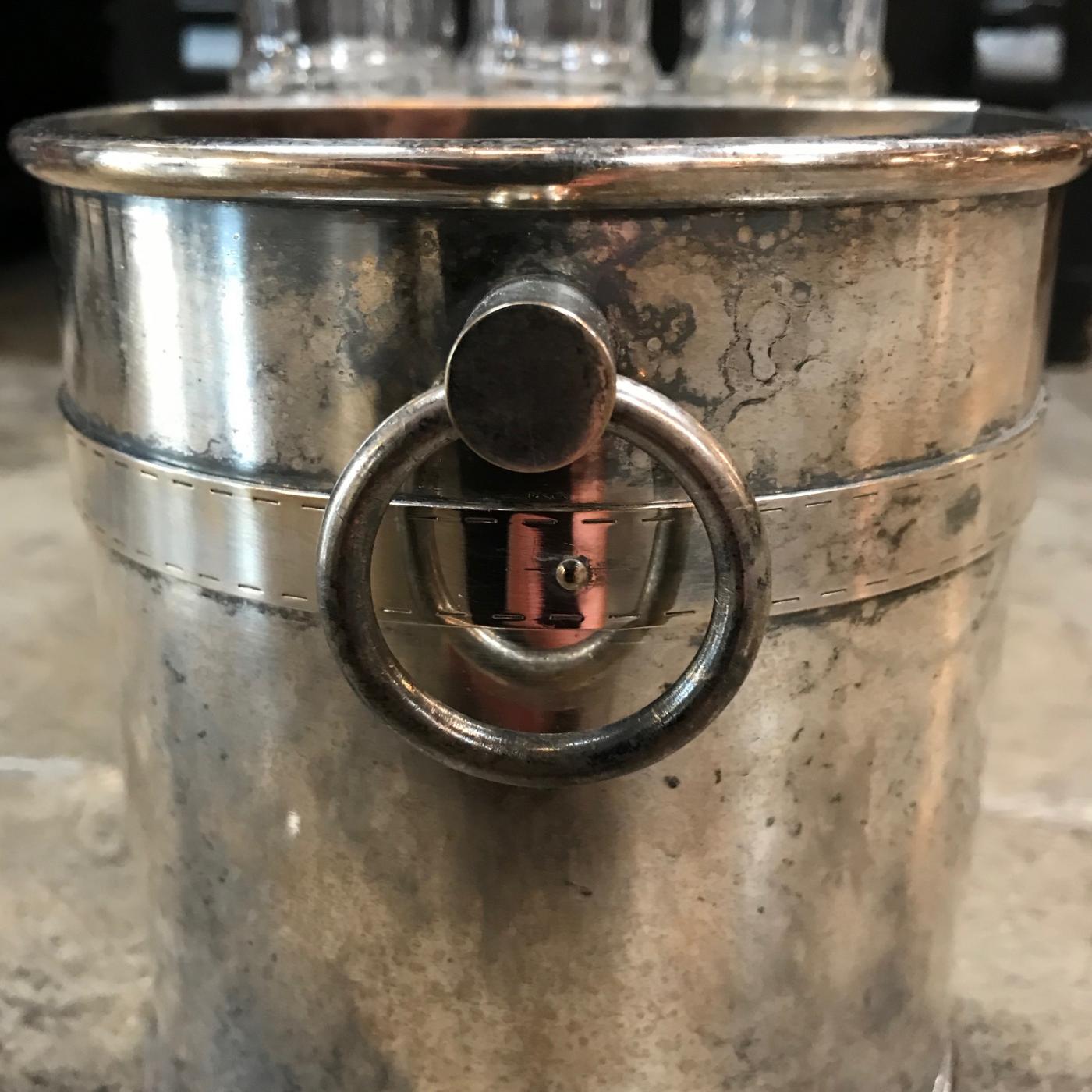 Gucci - Gucci Vintage Ice Bucket with 6 Cups