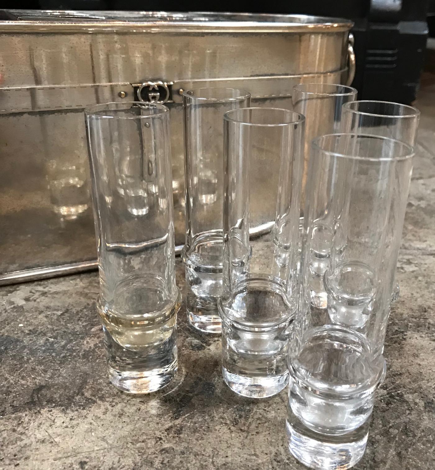 Gucci - Gucci Vintage Ice Bucket with 6 Cups