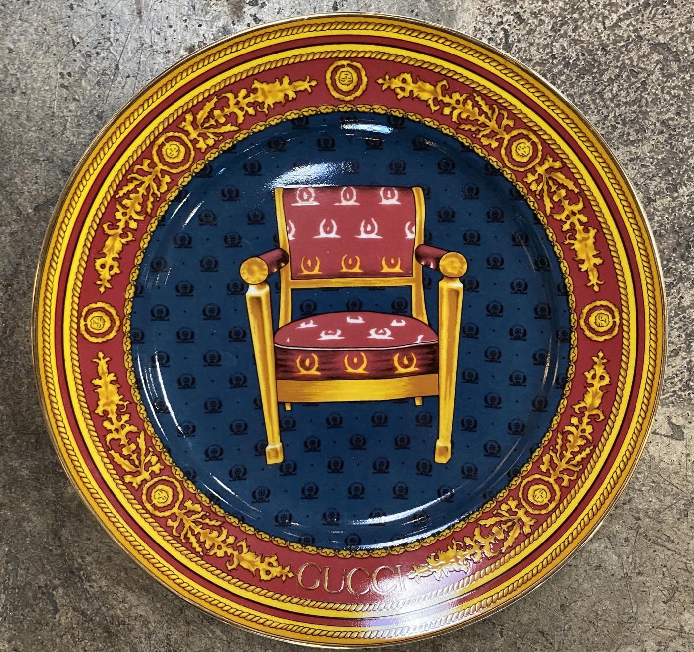 Gucci - Vintage Gucci Plate 1980s