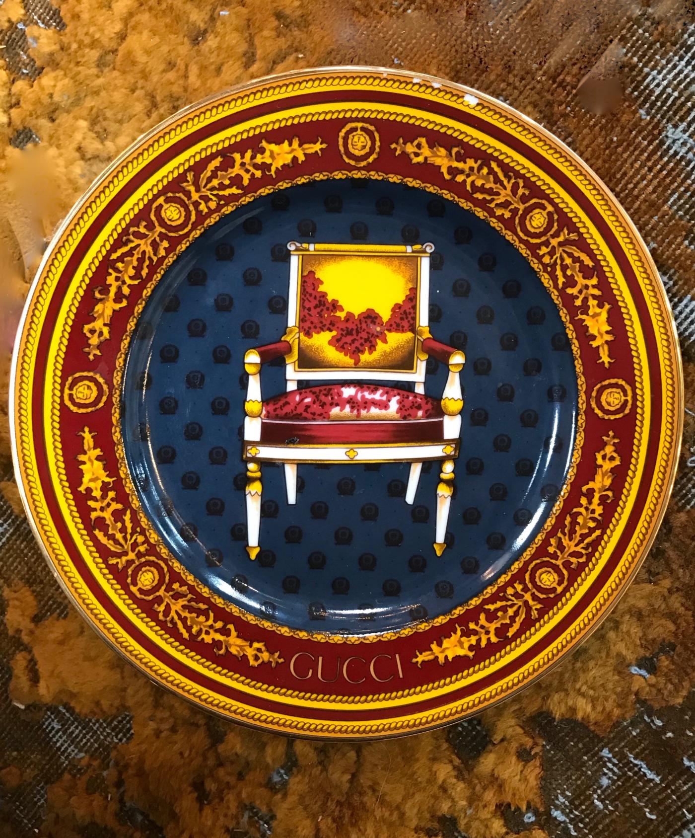 Gucci - Vintage Gucci Plate, Made in Italy, 1990s