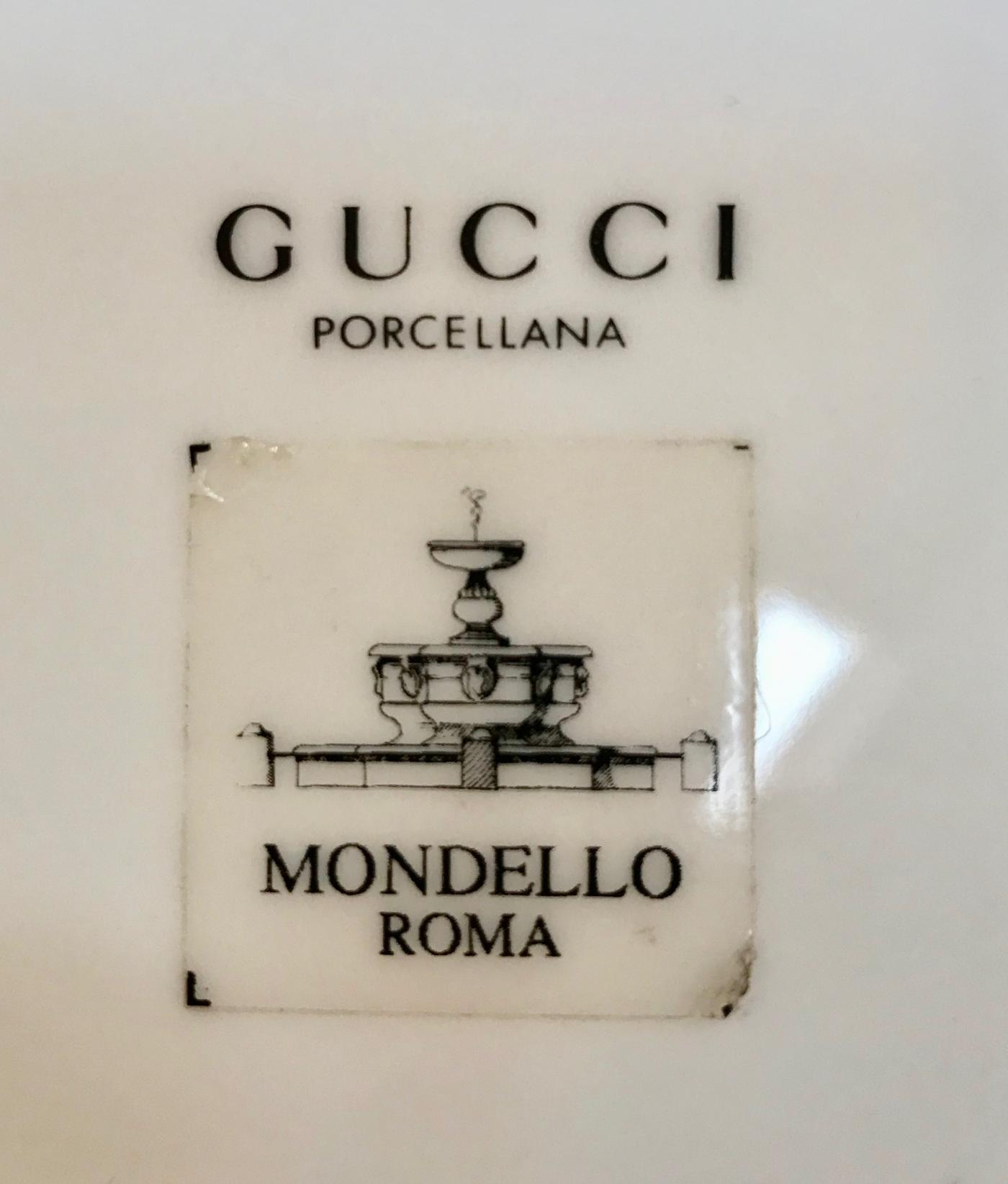 Gucci - Vintage Gucci Plate, Made in Italy, 1990s