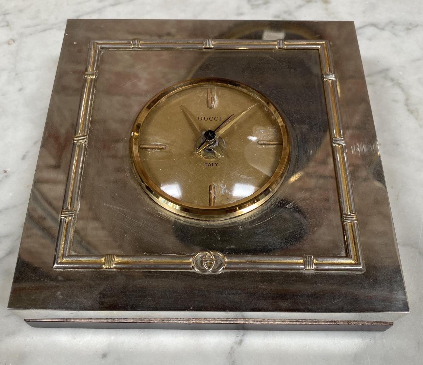 Gucci - Vintage Gucci table Clock 1970s
