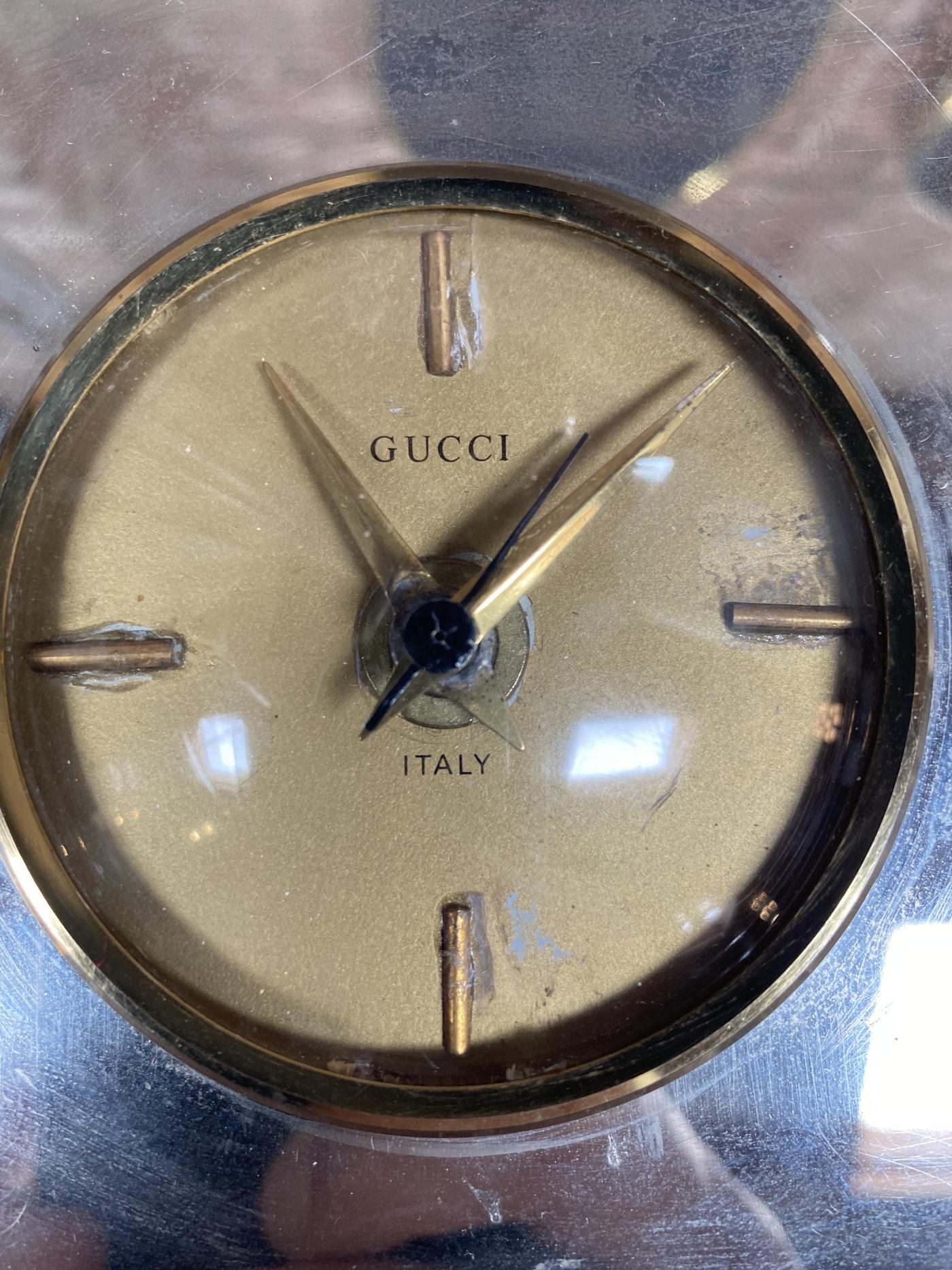 Gucci - Vintage Gucci table Clock 1970s