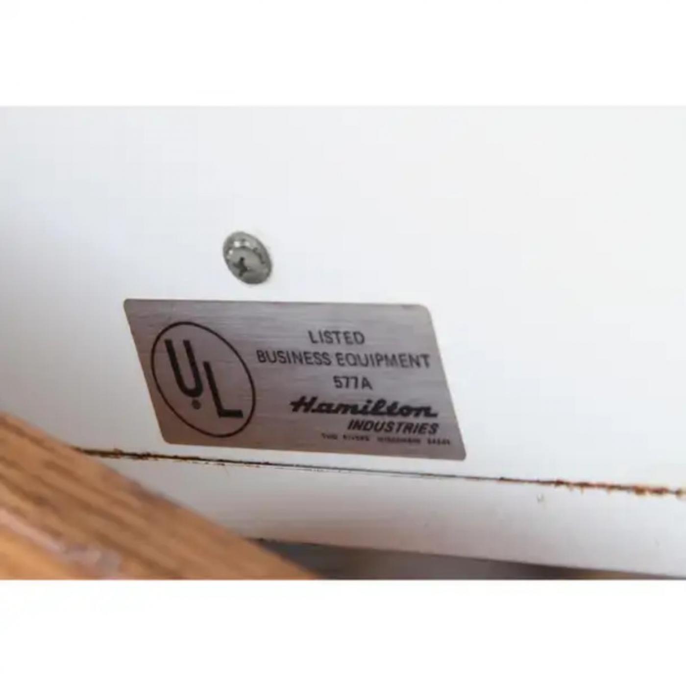 Hamilton & Co., Calcutta - Vintage Lighted Drafting Table