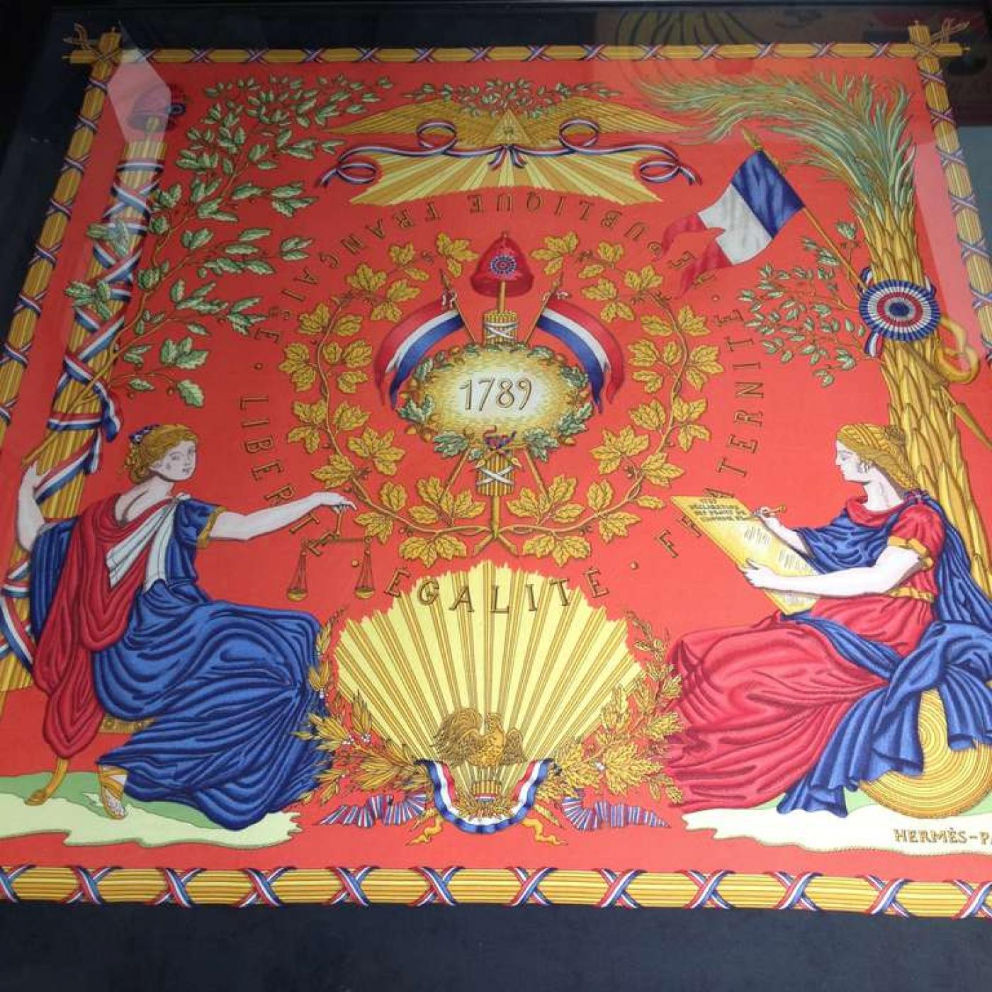 Hermès - Hermes Scarf, Framed