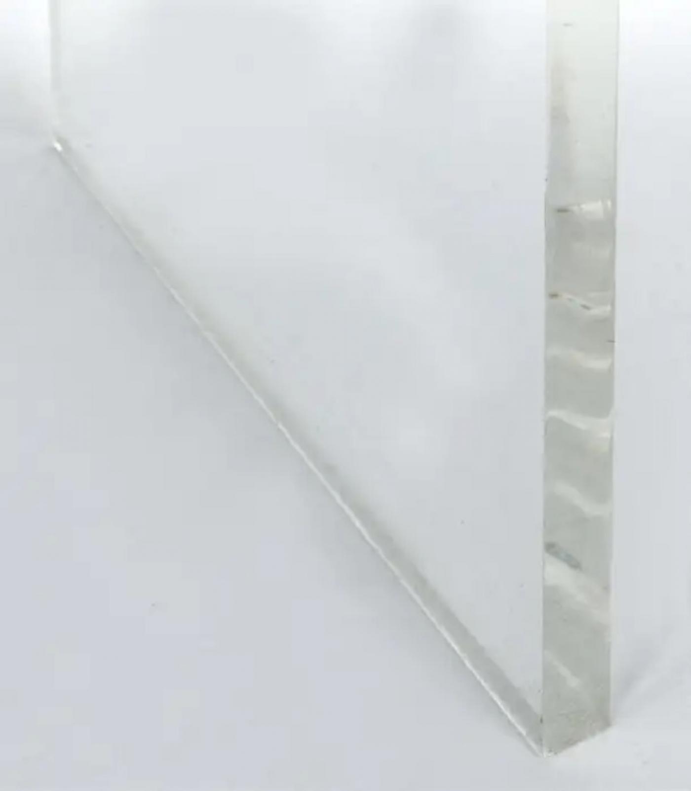Iconic Design Gallery - Custom Order Lucite Waterfall Table with Curved ...