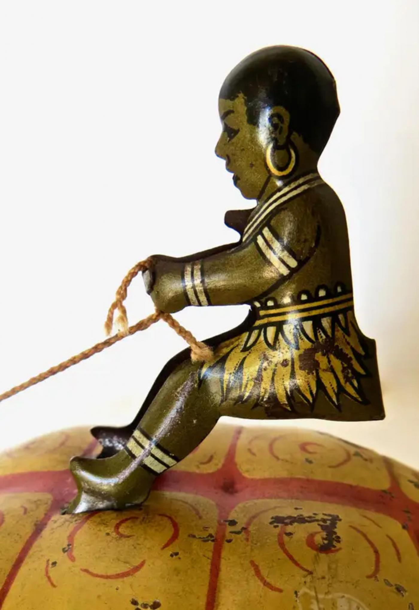 J. Chein & Co. - "Boy Riding a Turtle" Wind-Up Toy; by J. Chein, circa ...