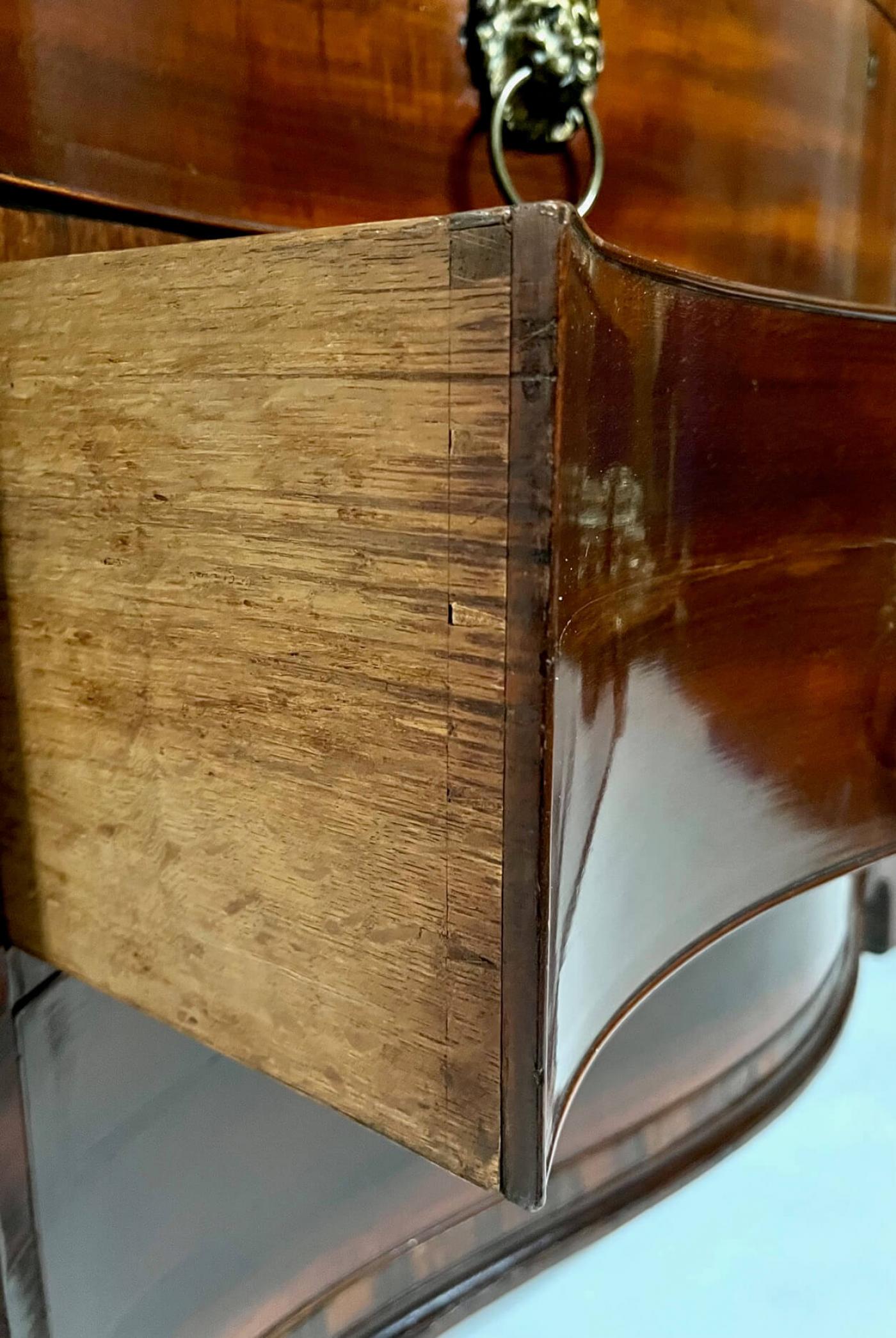 James Winter & Sons - George III Chippendale Mahogany Serpentine Chest ...