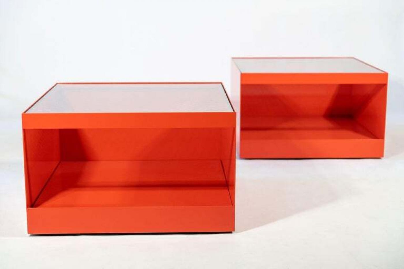 Joe D’urso - Knoll Low Rolling Side Table by Joe D’Urso Rare Color ...