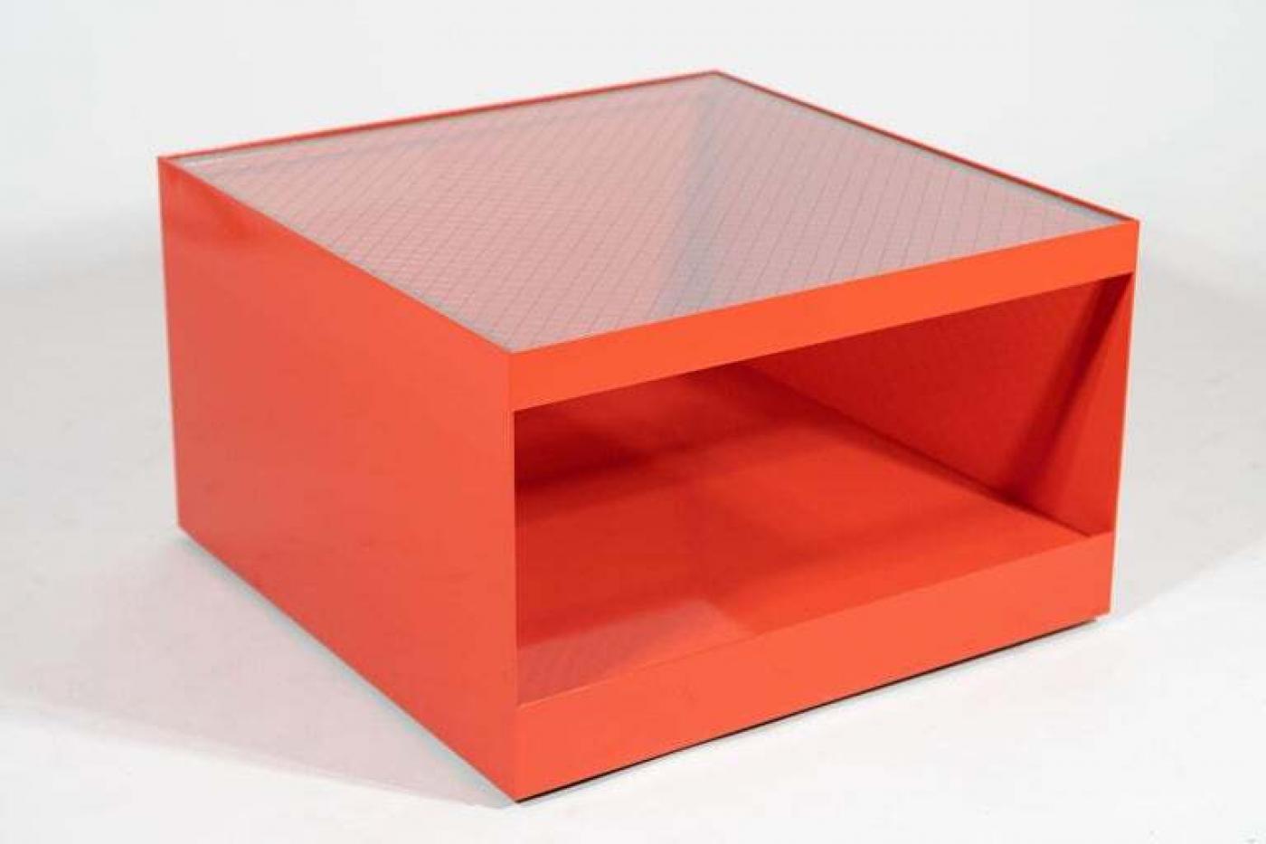 Joe D’urso - Knoll Low Rolling Side Table by Joe D’Urso Rare Color ...
