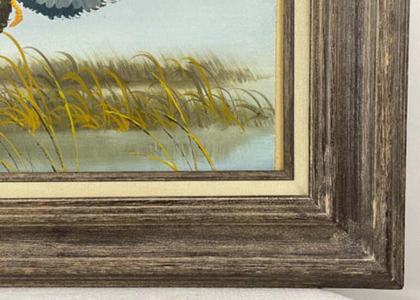 John Cheng - John Cheng Oil Painting Entitled " Quite Flight"