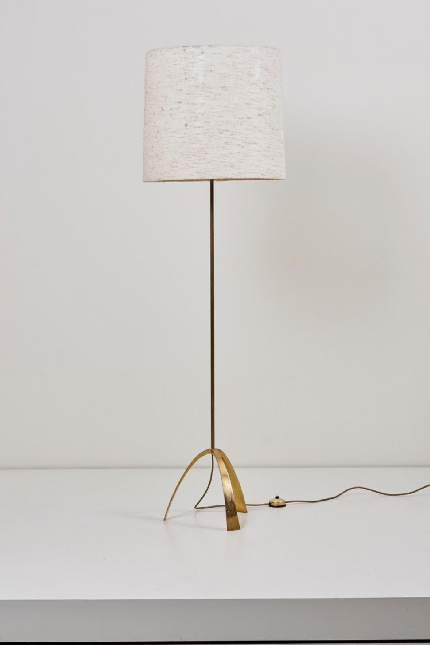 J.T. Kalmar – Kalmar Lighting - Rare Kalmar 2105 Silone Floor Lamp in ...