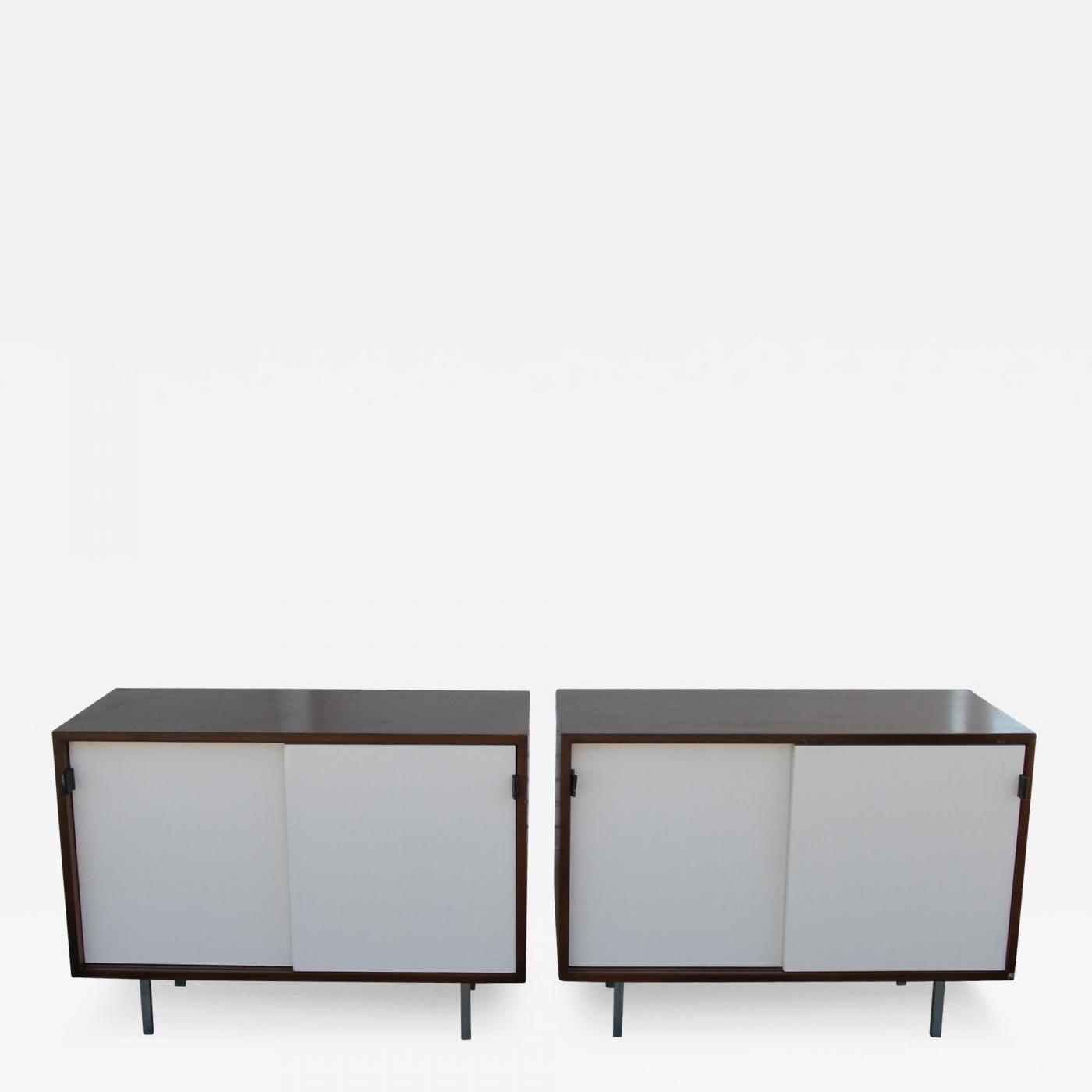 Knoll - Knoll Leather Handle Cabinet