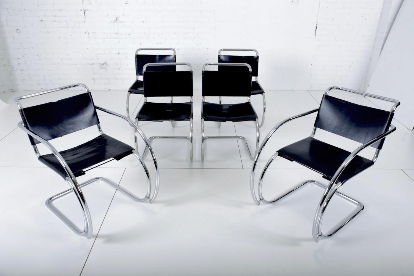 Knoll - Mies van der Rohe MR20 Armchairs for Knoll