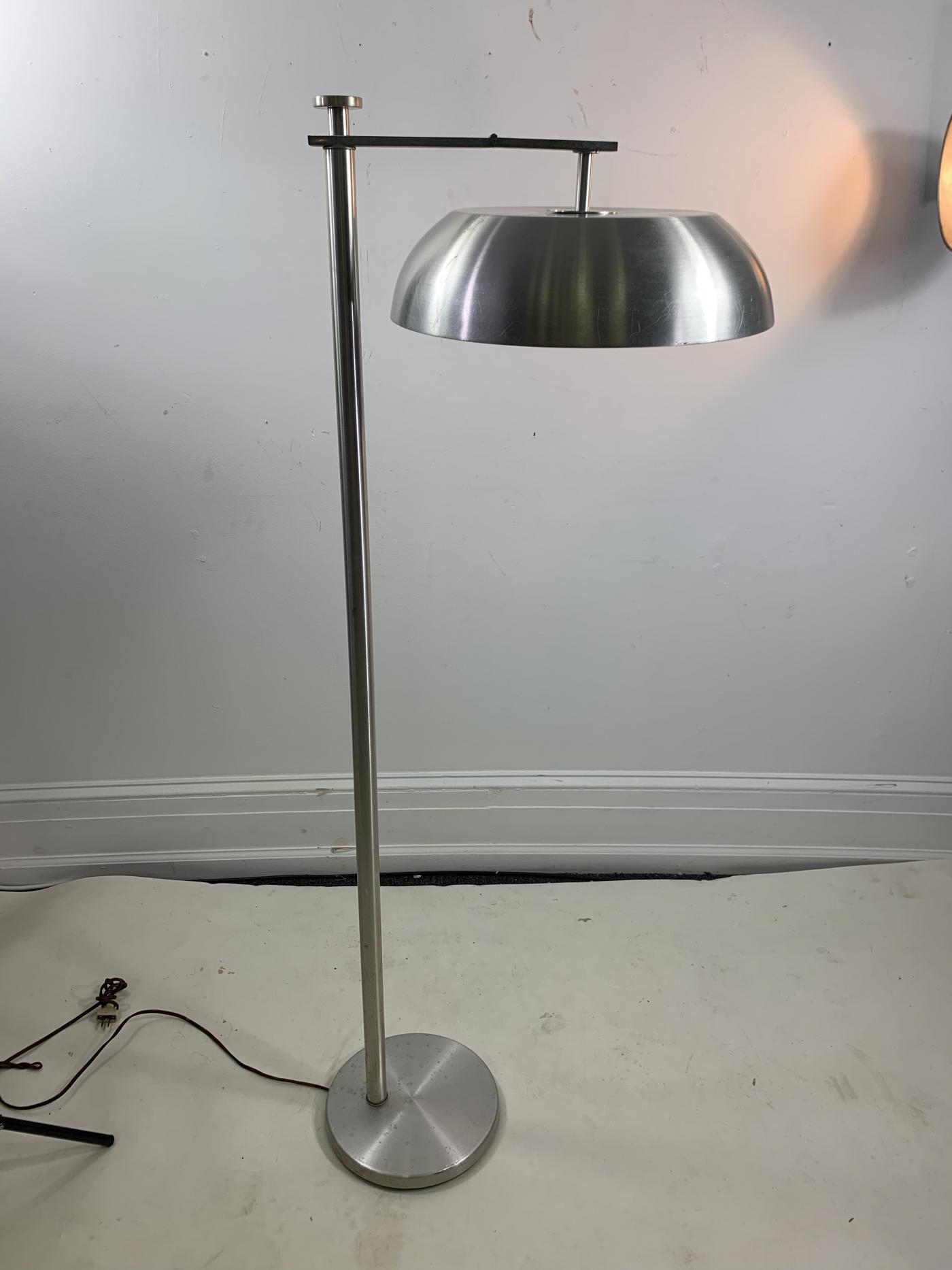 Kurt Versen - FLIP TOP MODERNIST FLOOR LAMP BY KURT VERSEN