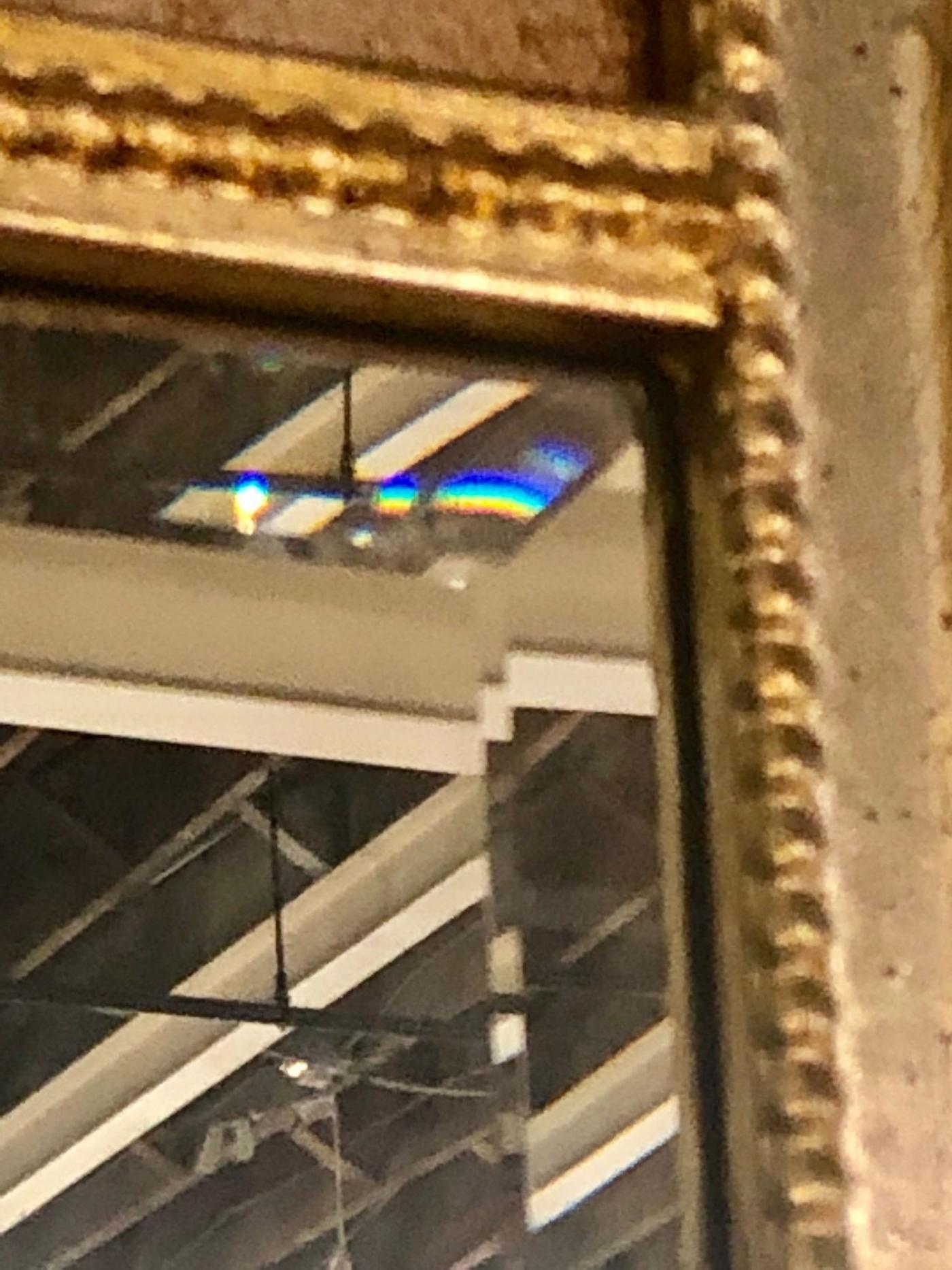 La Barge - Italian Console Mirror Having Silver Leaf Eglomise Design by ...