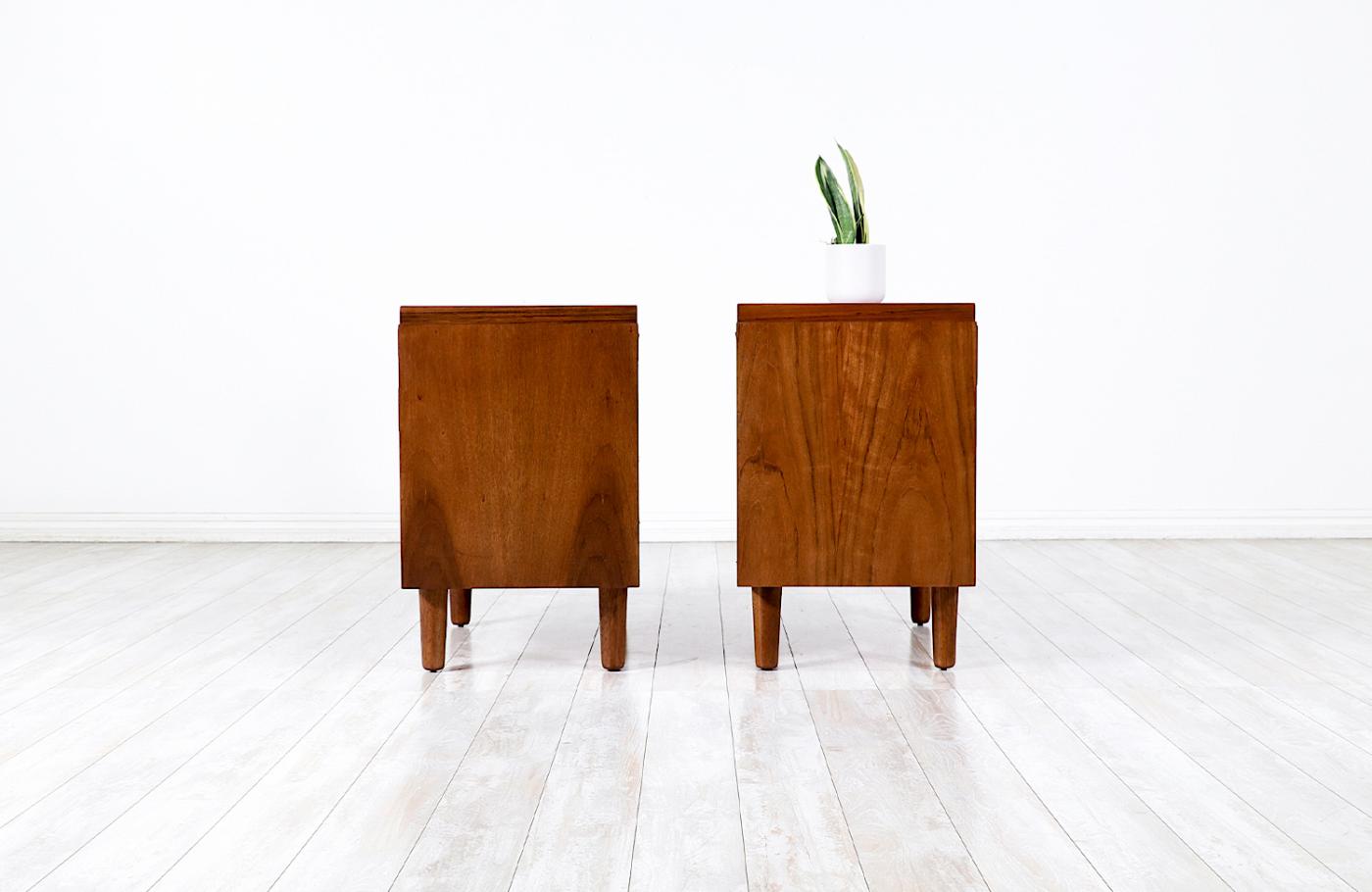 Lane Furniture - Mid-Century Modern "Stacatto" Night Stands by Lane