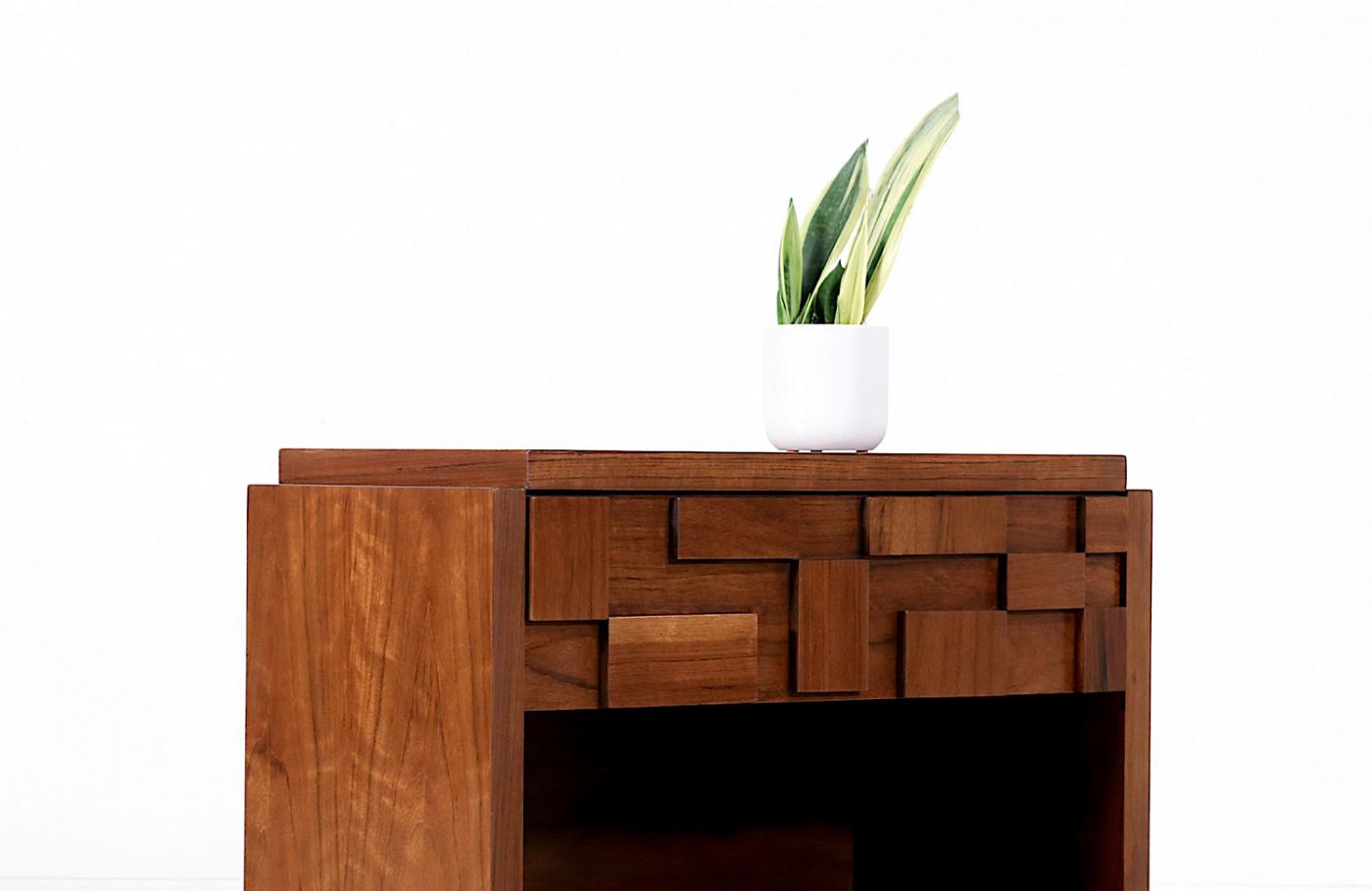 Lane Furniture - Mid-Century Modern "Stacatto" Night Stands by Lane