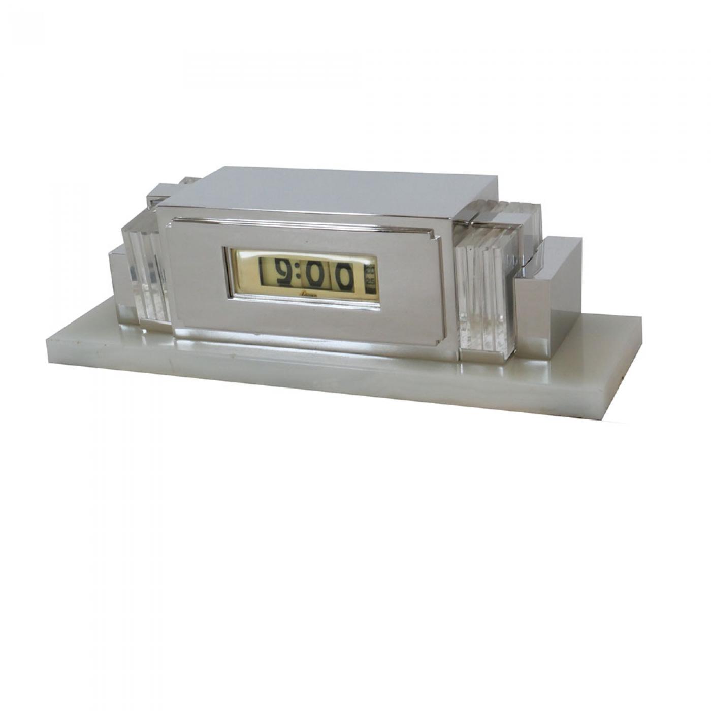 Lawson Time, Inc. - Art Deco Skyscraper Clock by Lawson