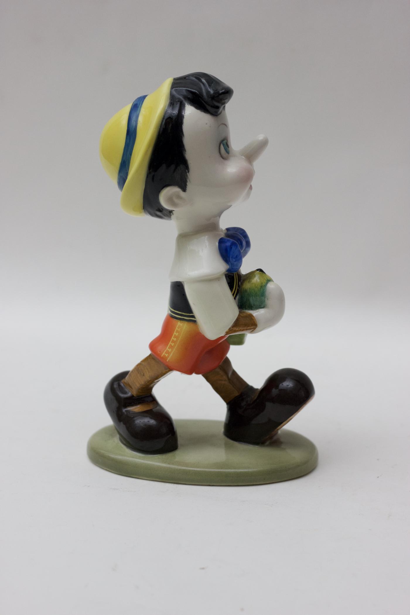 Lenci - Rare Ceramic figure of Pinocchio by Lenci, Italy
