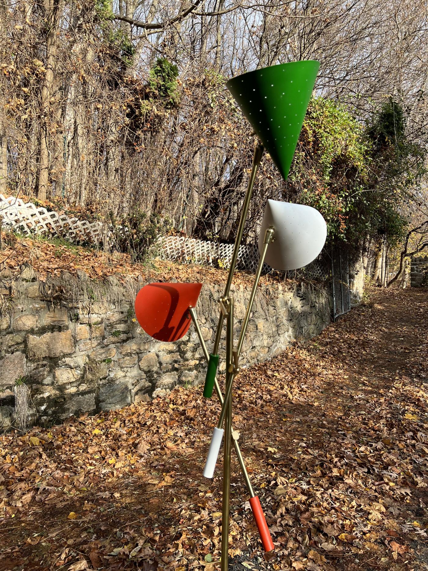 Lightolier - TRI COLOR TRIENNALE FLOOR LAMP BY LIGHTOLIER