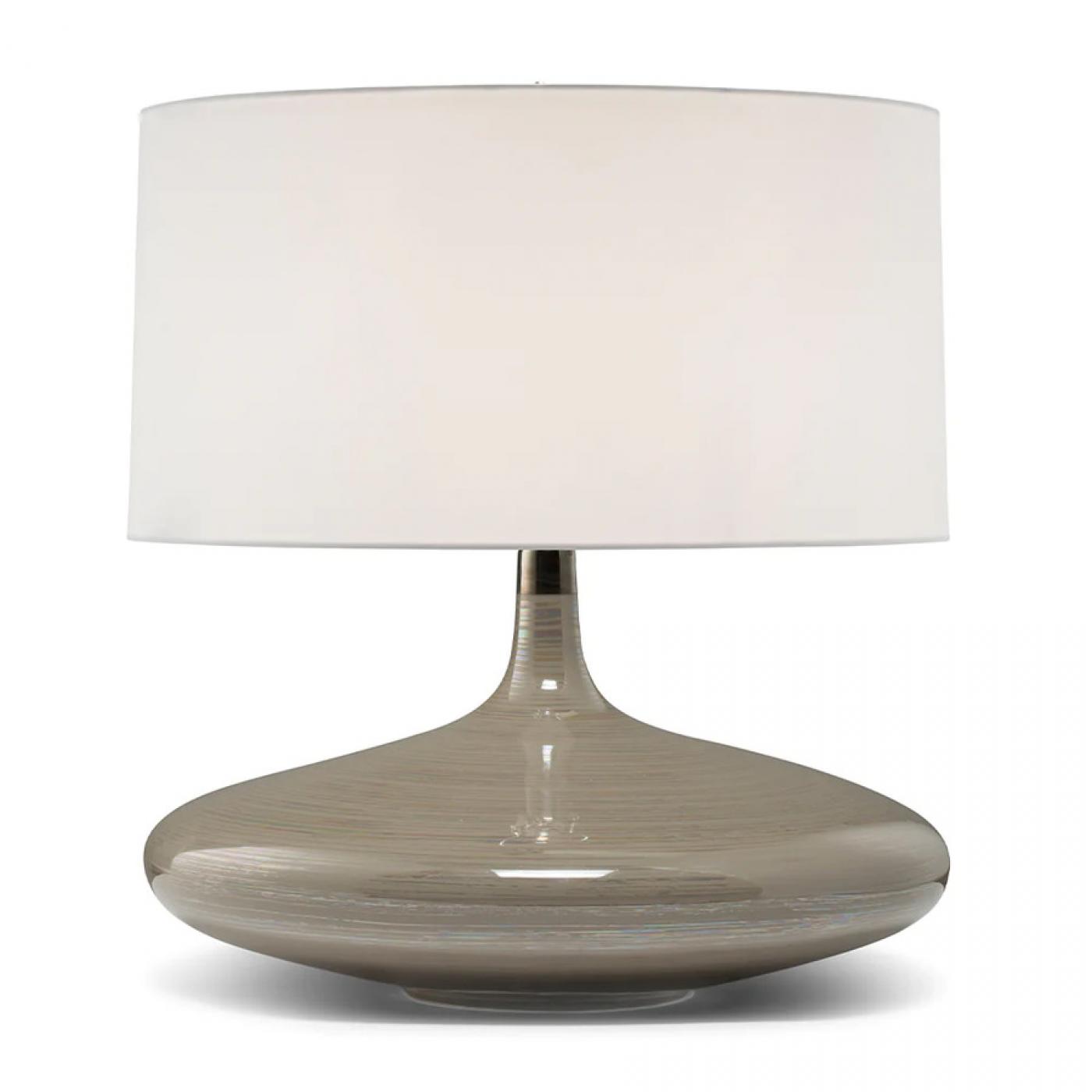 Luxe - FLORA Wide Ceramic Console Table Lamp