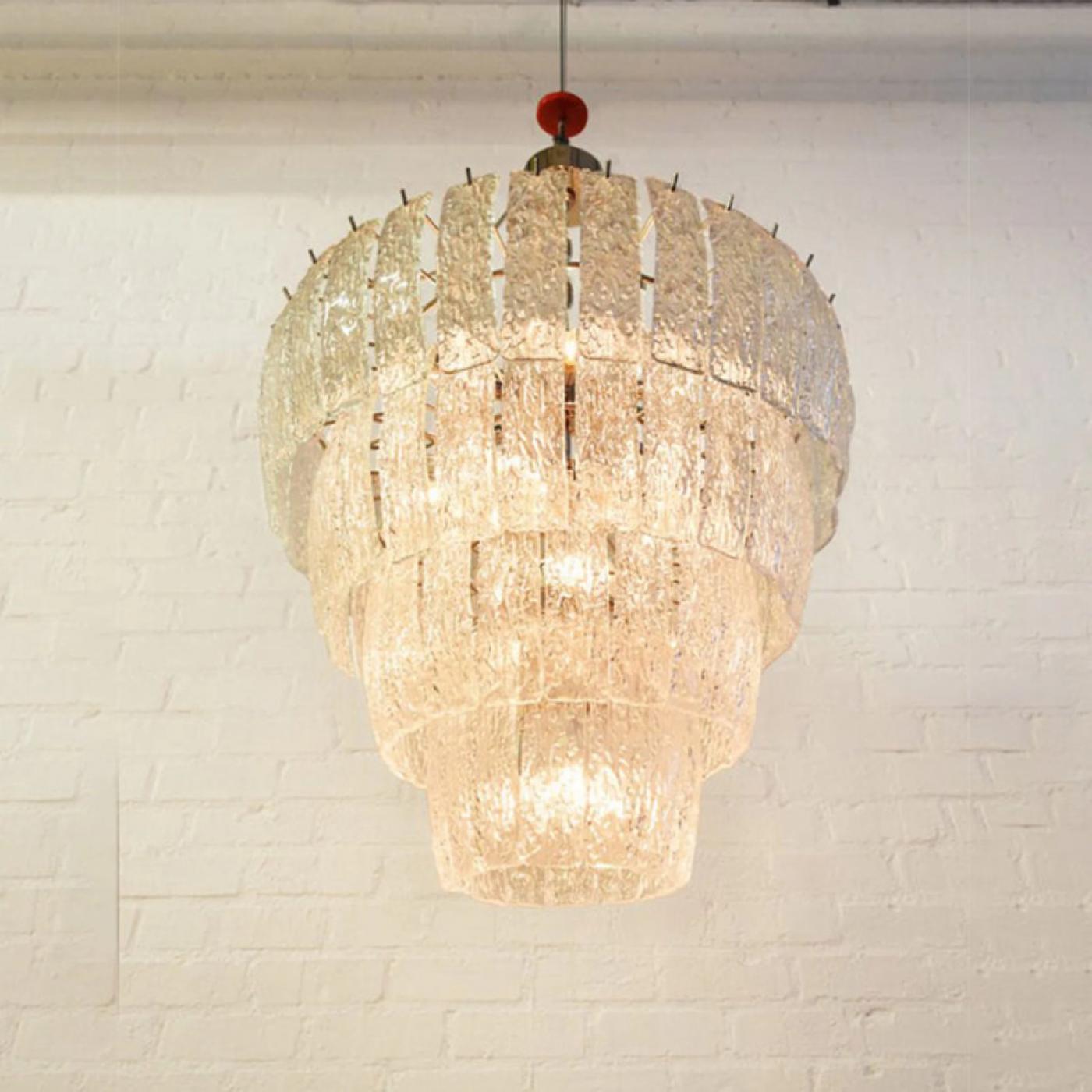 Luxe - GLORIA Venetian Cristale Glass Four Tier Chandelier 30