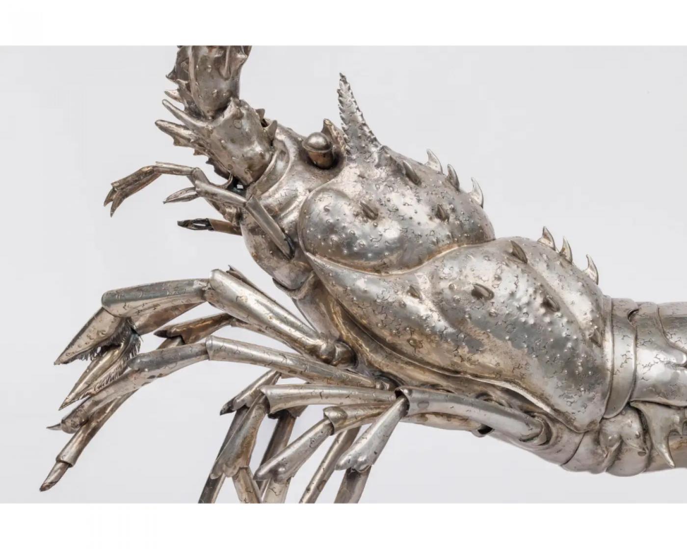 Mario Buccellati - A Large Buccellati Silver Model of a Realistic ...