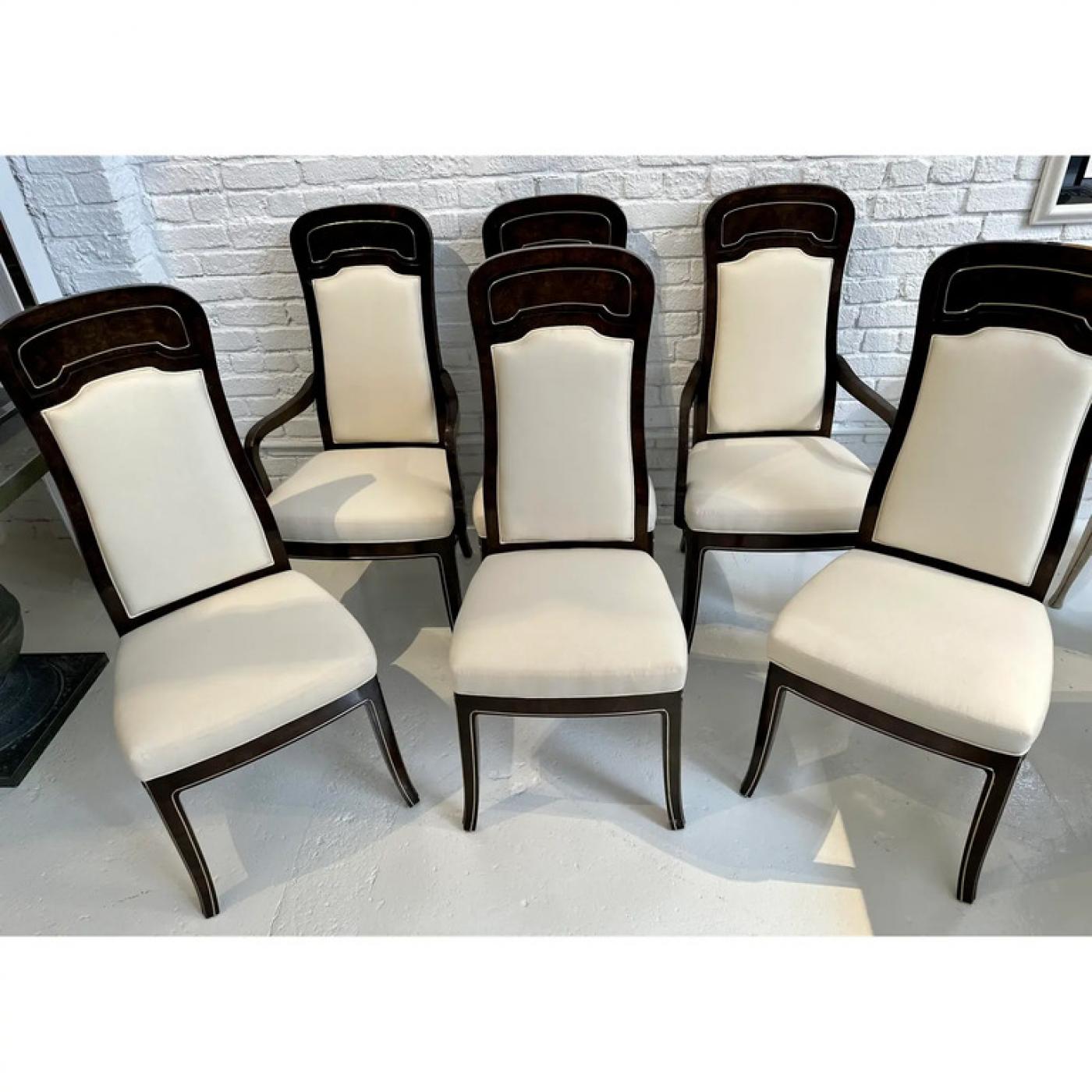 Mastercraft - Set of 6 Mastercraft Mid Century Modern Dining Chairs