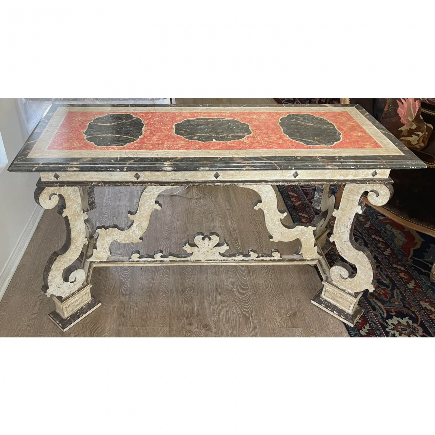 Minton-Spidell - Spanish Colonial Minton Spidell Trompe l'Oeil Hand ...