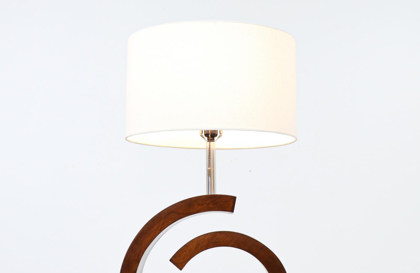 Modeline - California Modern Sculpted Swirl Table Lamp by Modeline of CA