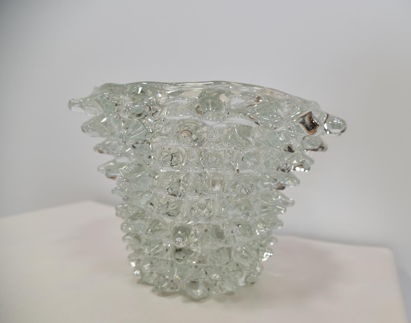Murano Glass - BAROVIER & TOSO Murano ROSTRATO PATTERN DESIGN GLASS BOWL