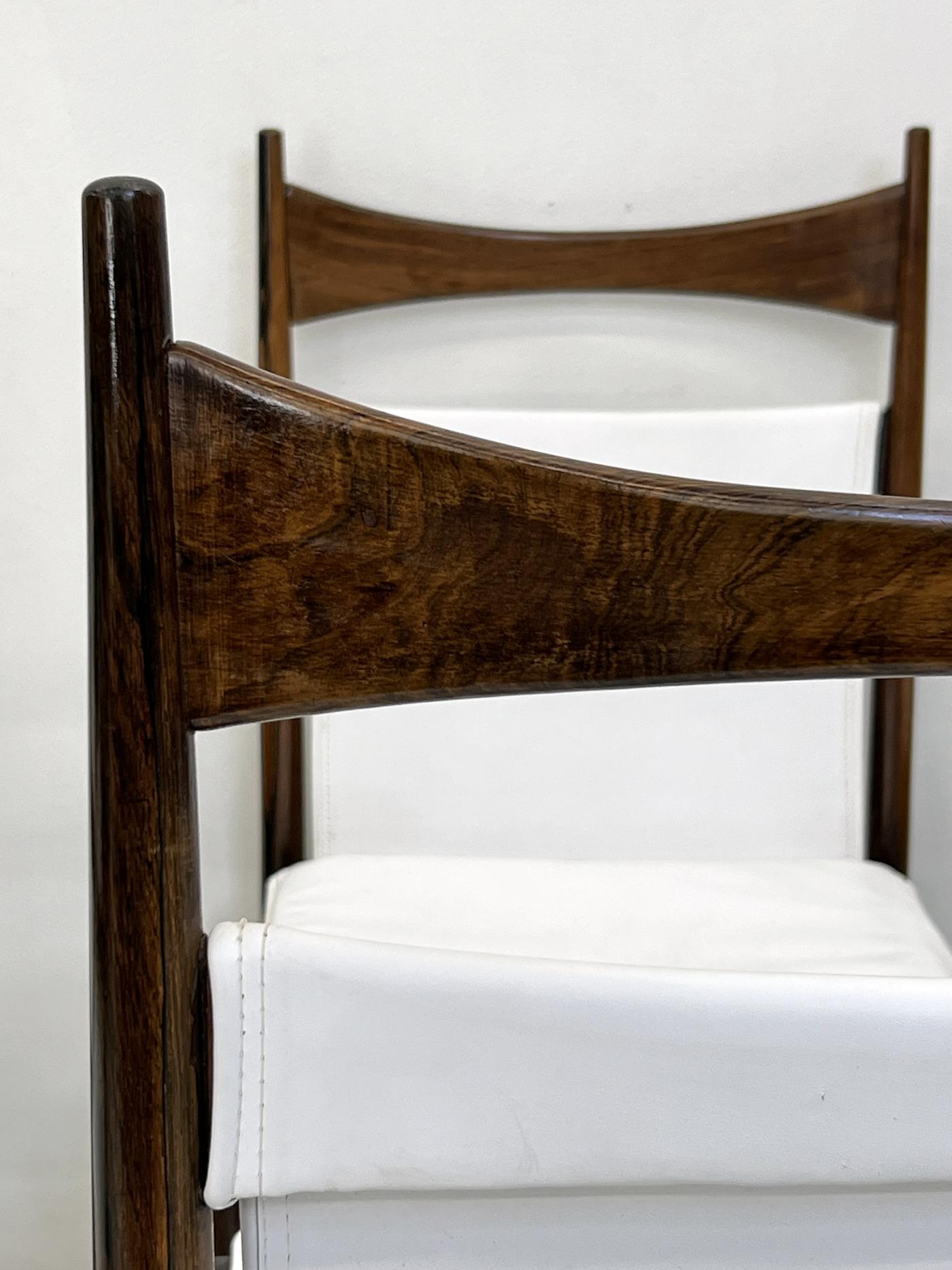 OCA - Set of 8 Rosewood Cantu Dining Chairs, Sergio Rodrigues, OCA ...