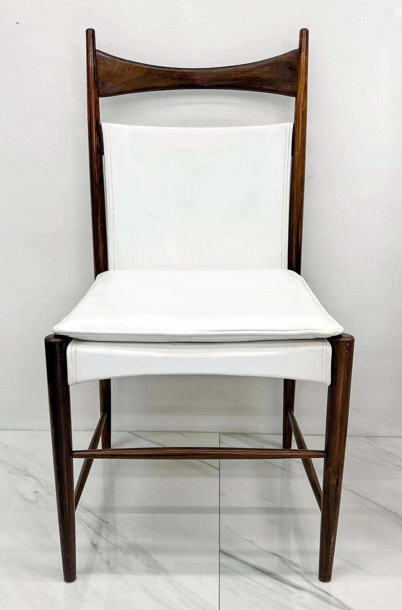OCA - Set of 8 Rosewood Cantu Dining Chairs, Sergio Rodrigues, OCA ...